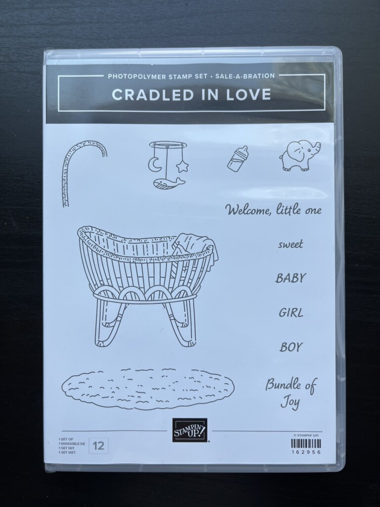 cradled in love stamp set - Avery's Owlery